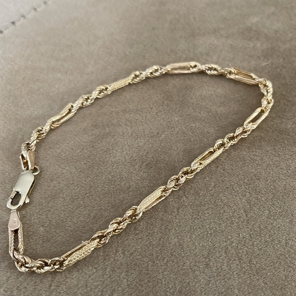 Stefano Oro | Jewelry | Stefano Oro 4k Gold Godronato Figarope Size 8 ...